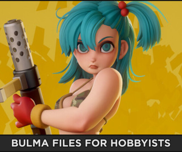 ArtStation - Mercurial Forge's Bulma Files for Hobbyists (Zbrush) | Resources