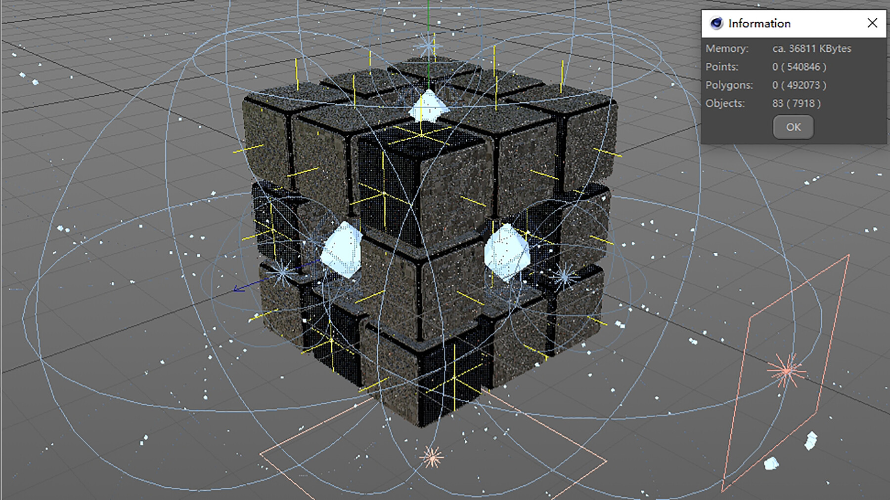 ArtStation - Future technology Cyberpunk Rubiks cube | Game Assets