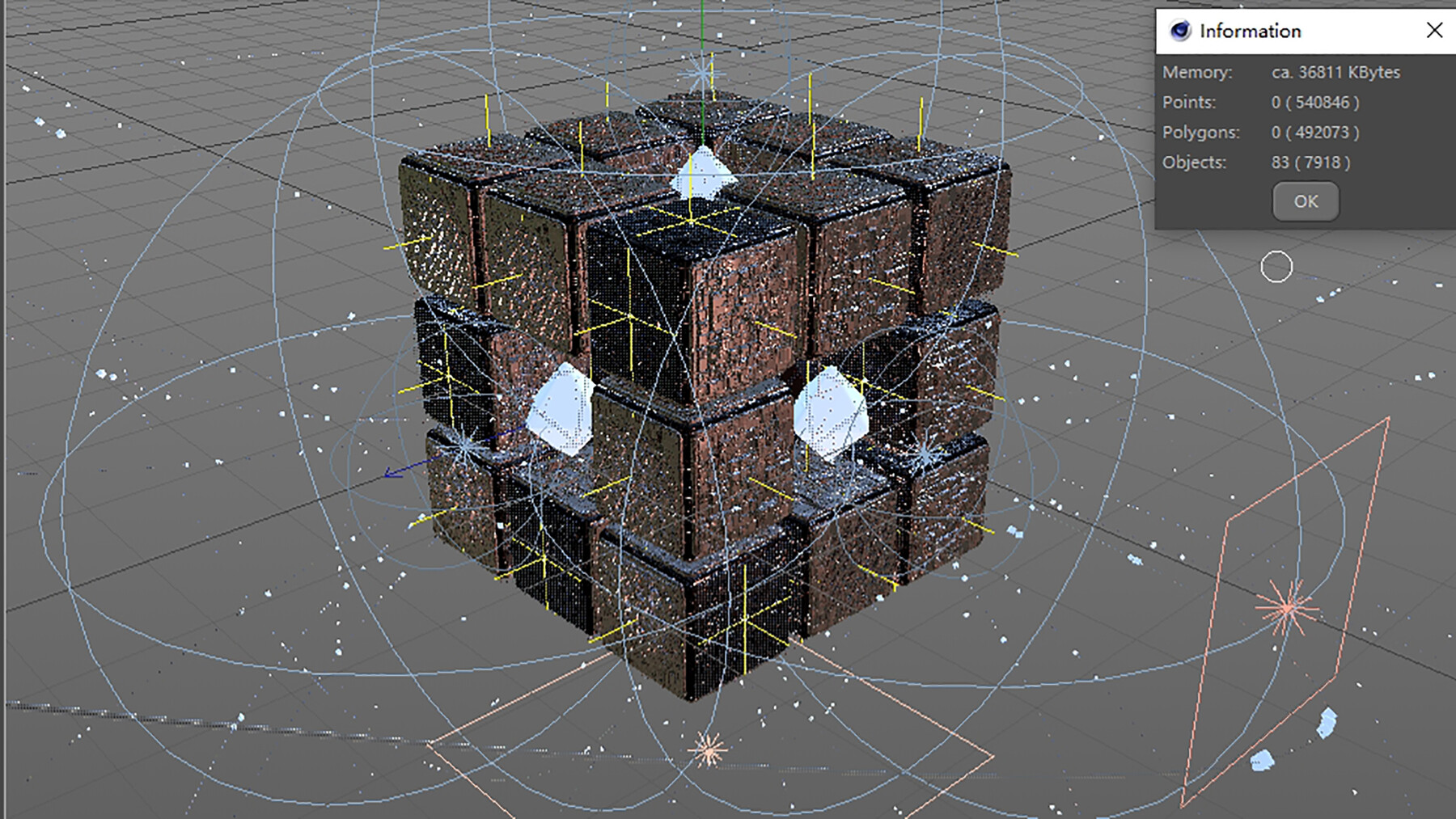 ArtStation - Future technology Cyberpunk Rubiks cube | Game Assets