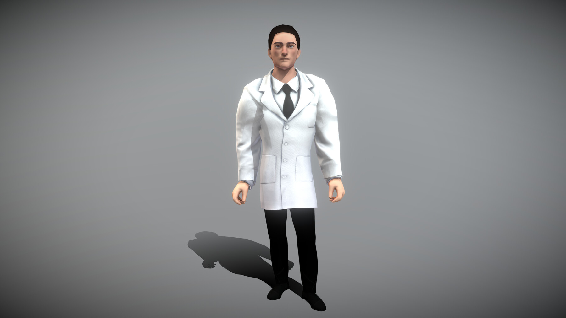 ArtStation - Male Doctor | Game Assets