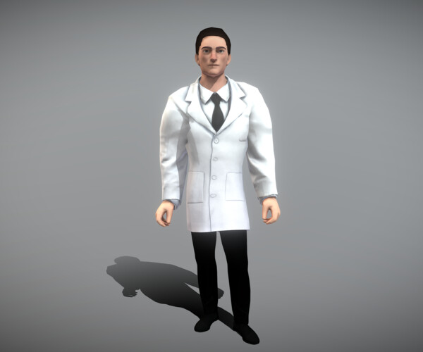 ArtStation - Male Doctor | Game Assets