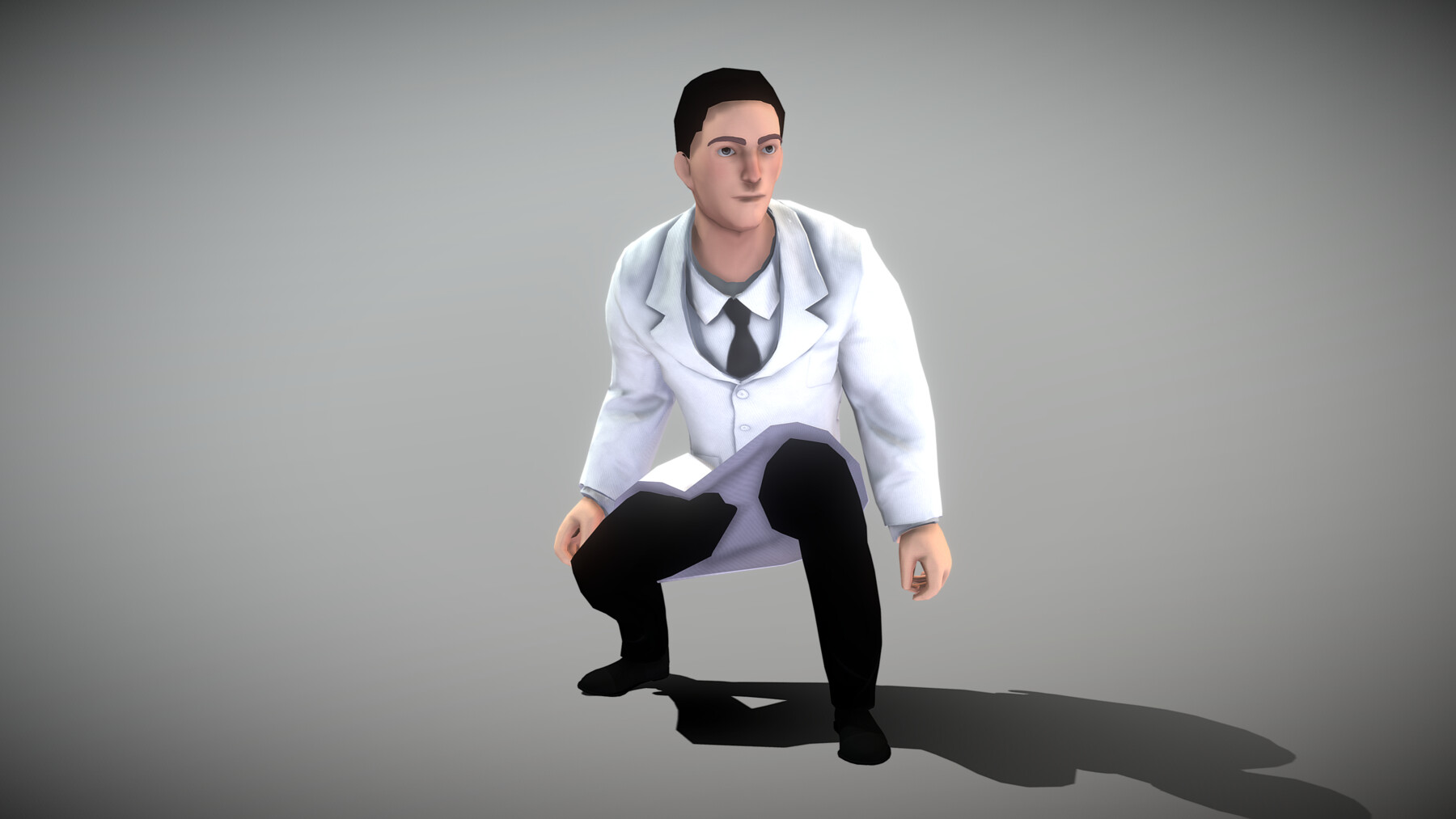 ArtStation - Male Doctor | Game Assets