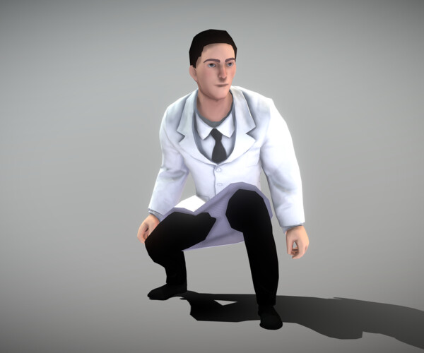 ArtStation - Male Doctor | Game Assets