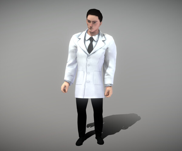 ArtStation - Male Doctor | Game Assets