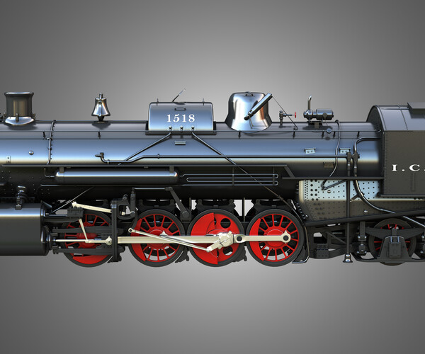 ArtStation - 1815 Steam Locomotive Train | Resources