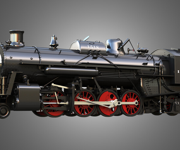 ArtStation - 1815 Steam Locomotive Train | Resources