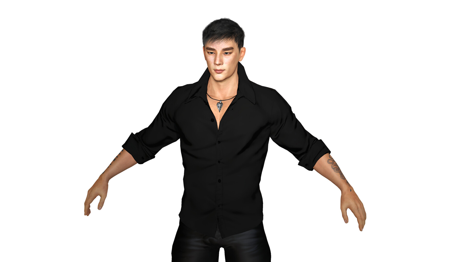 ArtStation - AAA 3D REALISTIC ASIAN MALE CHARACTER - BUSINESSMAN ASIAN ...