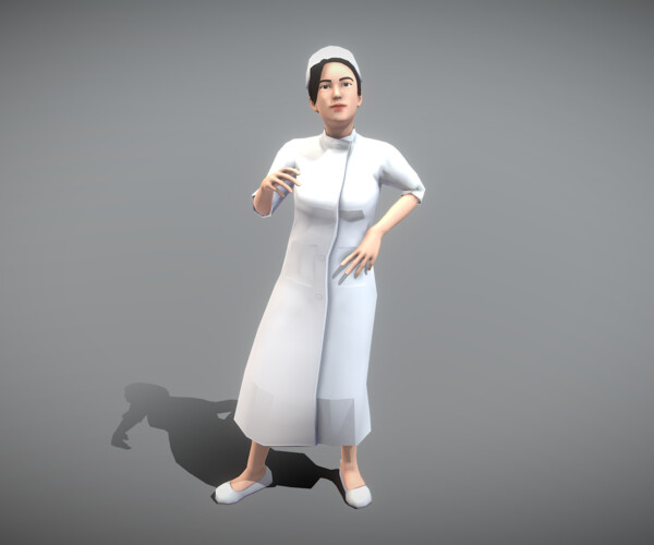 ArtStation - Nurse | Game Assets