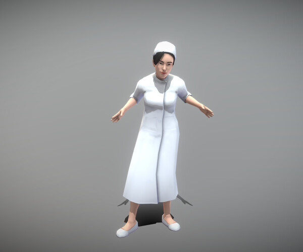 ArtStation - Nurse | Game Assets