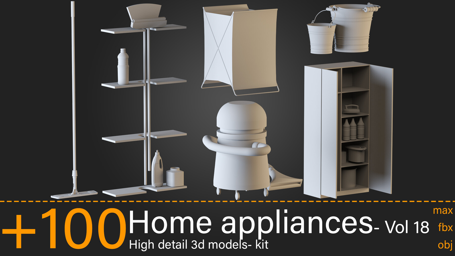 ArtStation - +100- Home appliances- Vol 18- 3d models-max.fbx.obj ...