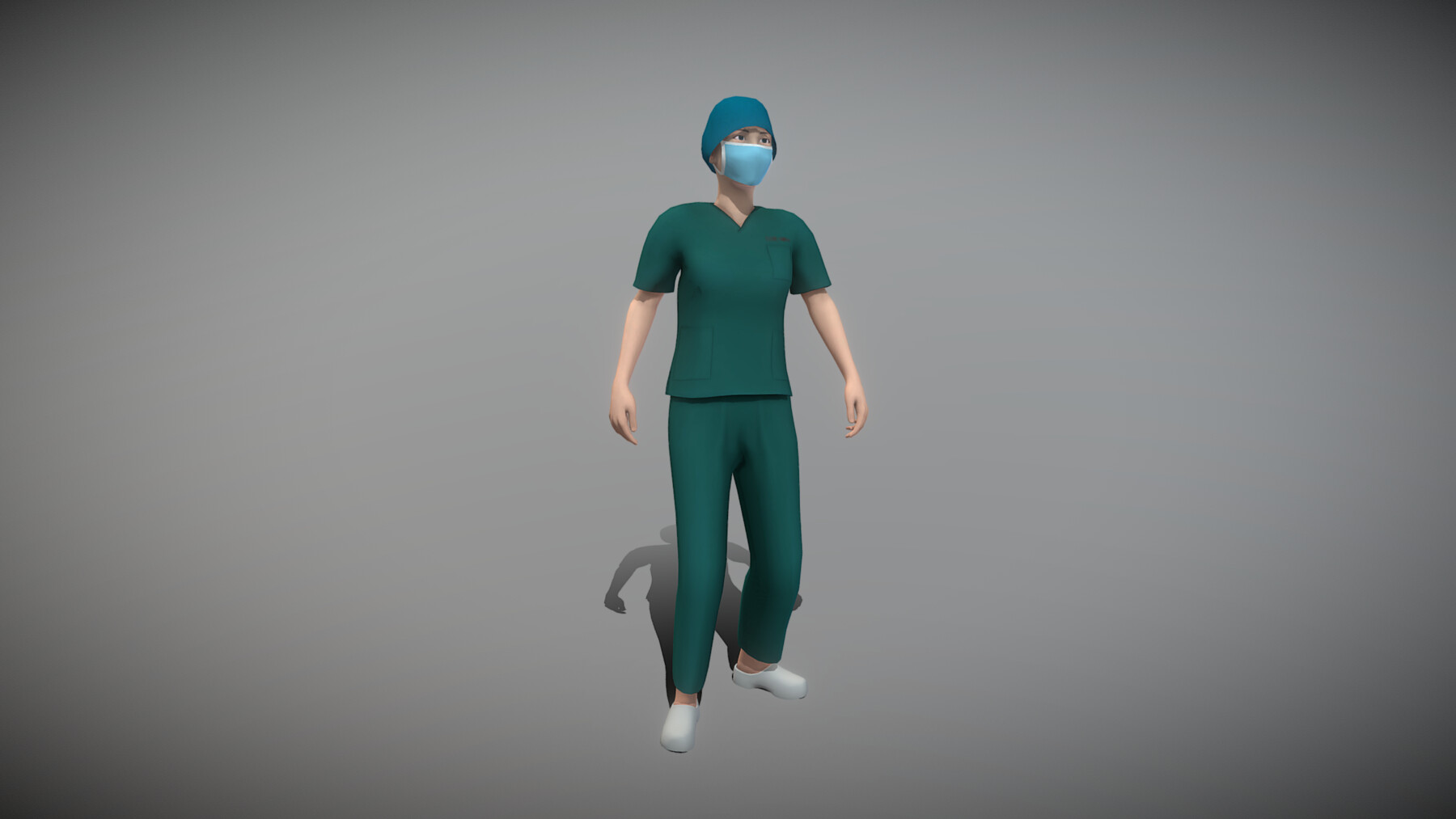 ArtStation - Operating Room Female Doctor | Game Assets