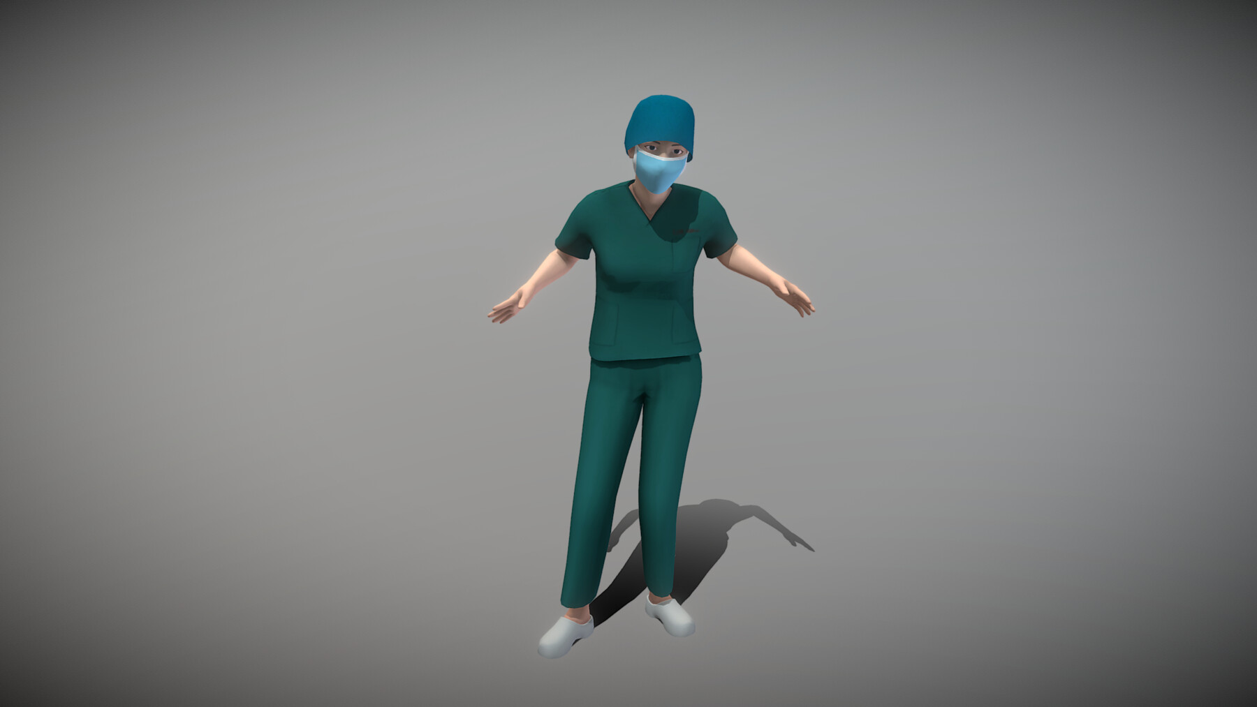 ArtStation - Operating Room Female Doctor | Game Assets
