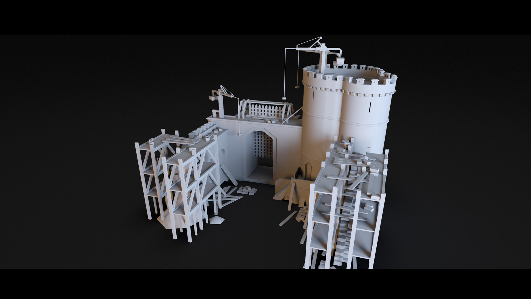 ArtStation - Fortress- 3d Model | Resources