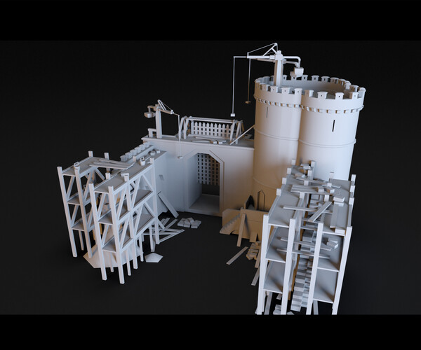 ArtStation - Fortress- 3d Model | Resources