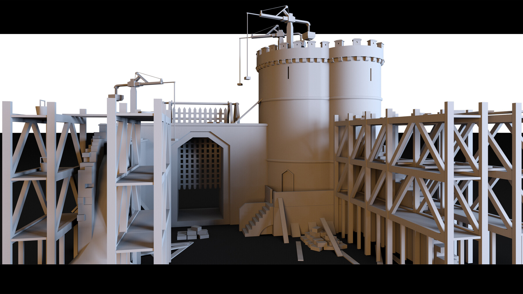 ArtStation - Fortress- 3d Model | Resources