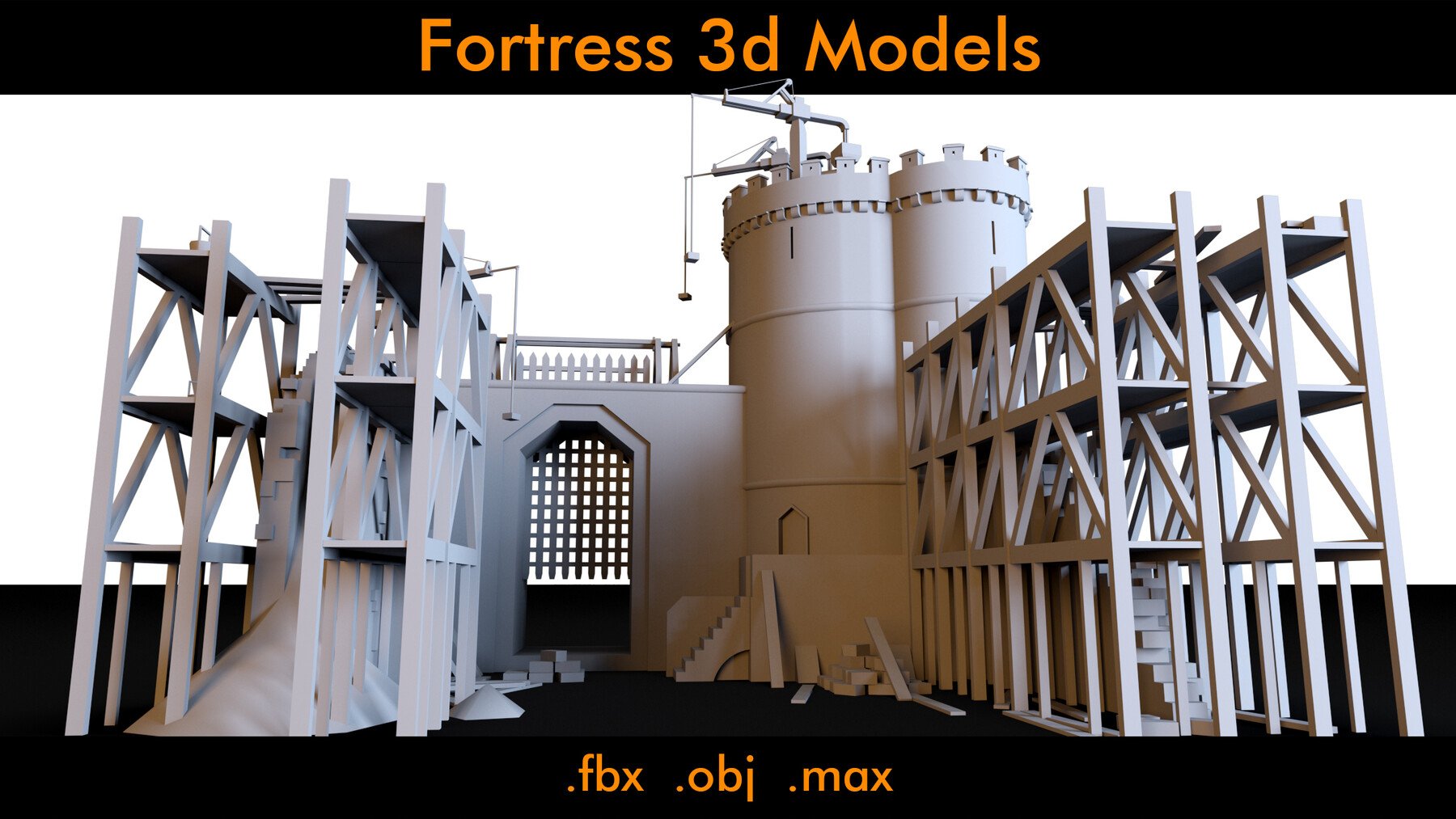 ArtStation - Fortress- 3d Model | Resources