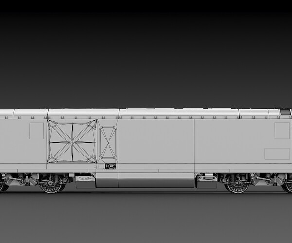 ArtStation - Locomotive ALC-42 Siemens AMTRAK | Game Assets