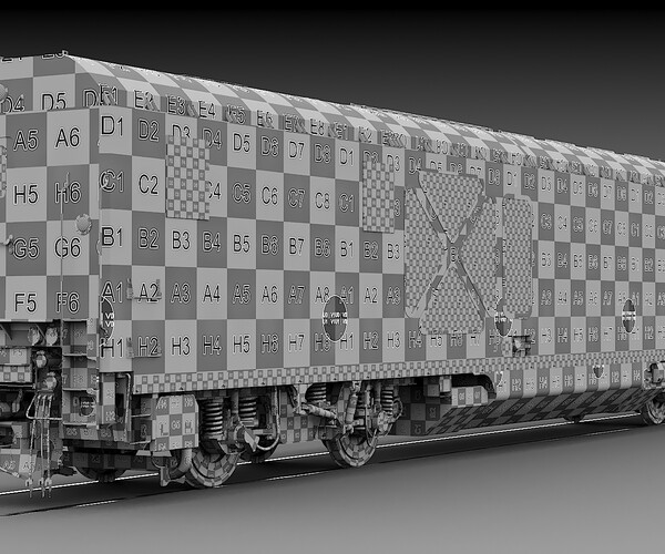 ArtStation - Locomotive ALC-42 Siemens AMTRAK | Game Assets
