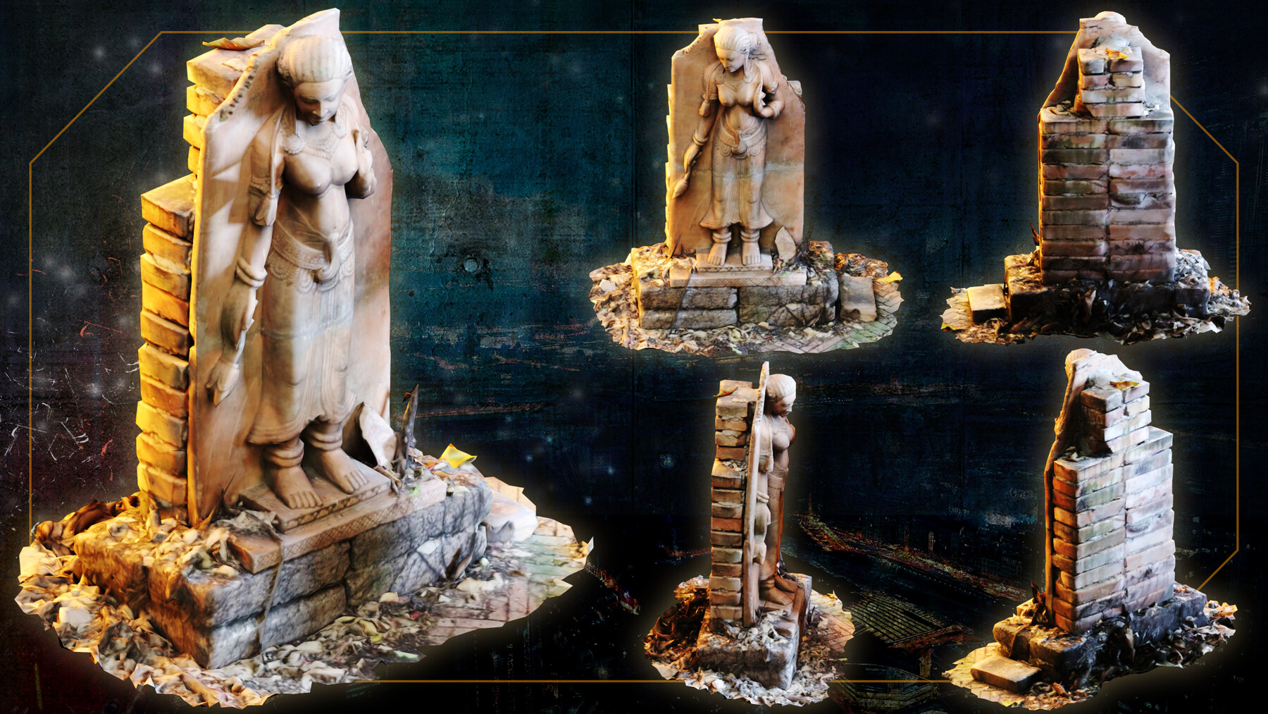 ArtStation - 11 Statues_ 3d models | Resources