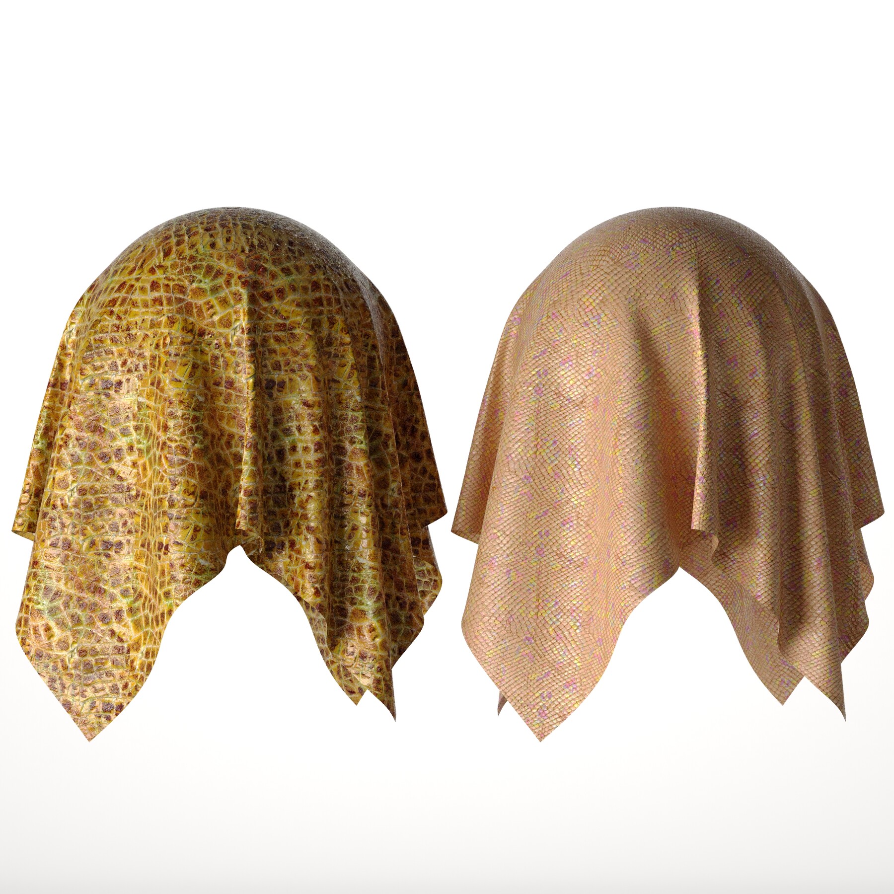 ArtStation - 38 High Quality Leather Smart Materials Bundle + 4K PBR Texture_ +1 video tutorials ...