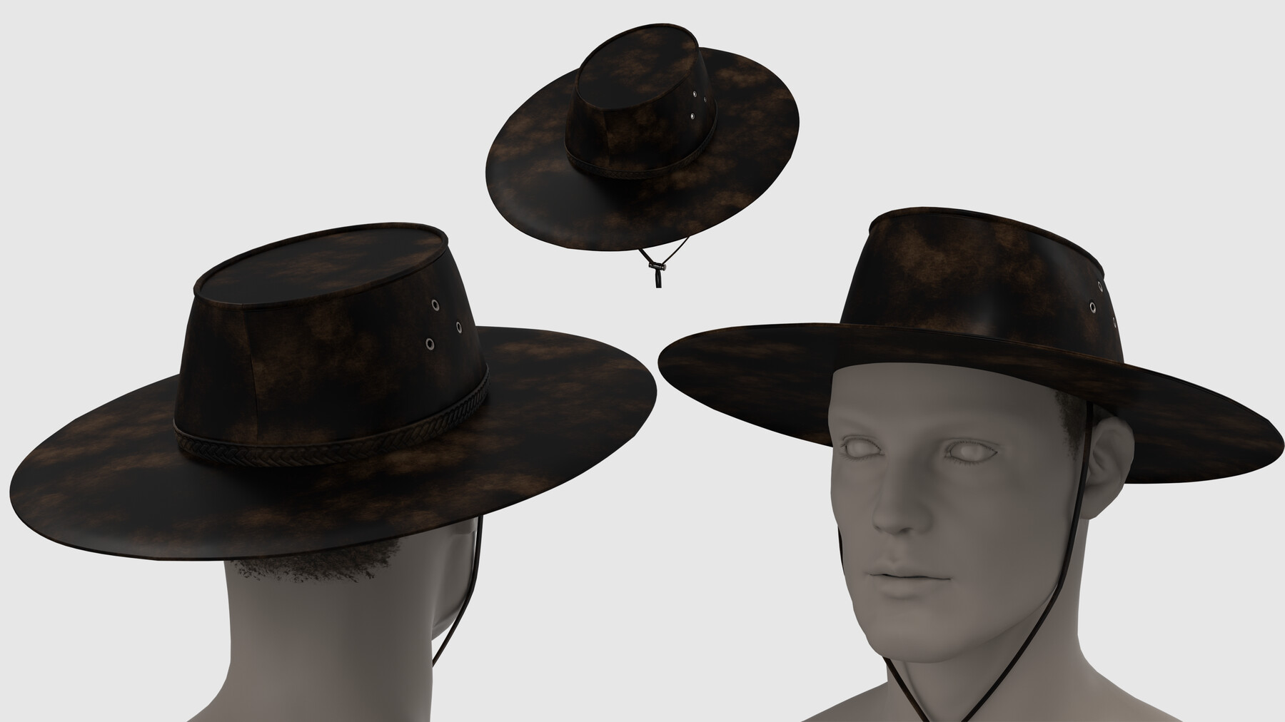 ArtStation - 8 Hats MD & CLO3D project (ZPRJ + OBJ + FBX) | Resources