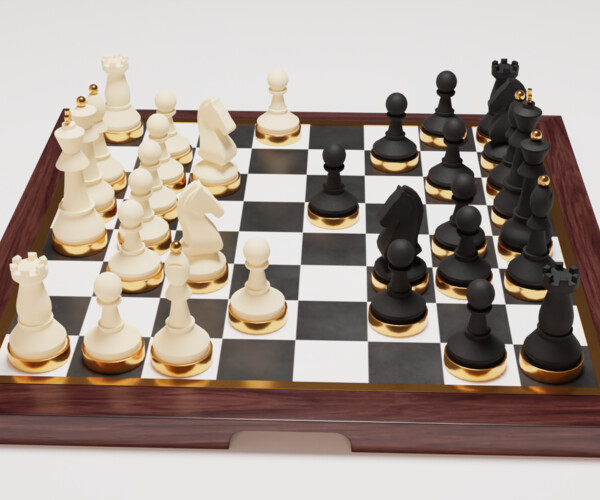 ArtStation - Chess Set | Game Assets
