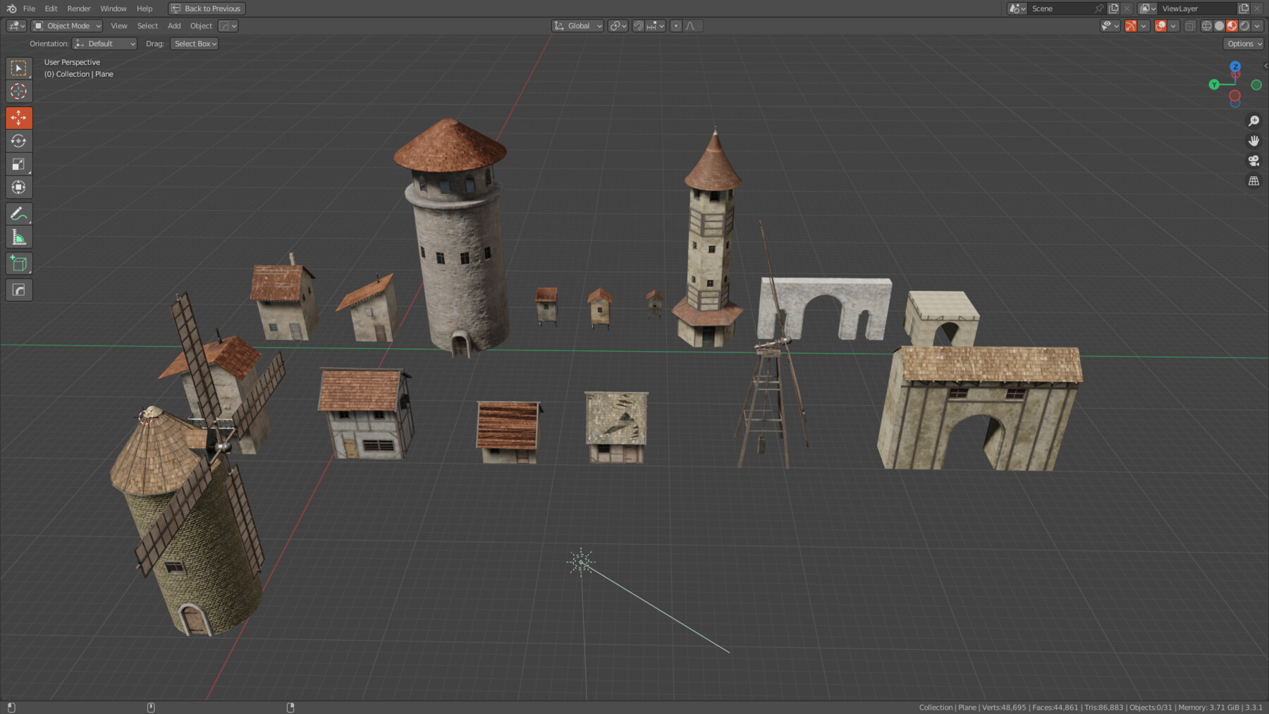 ArtStation - Medieval/Fantasy House Pack | Game Assets
