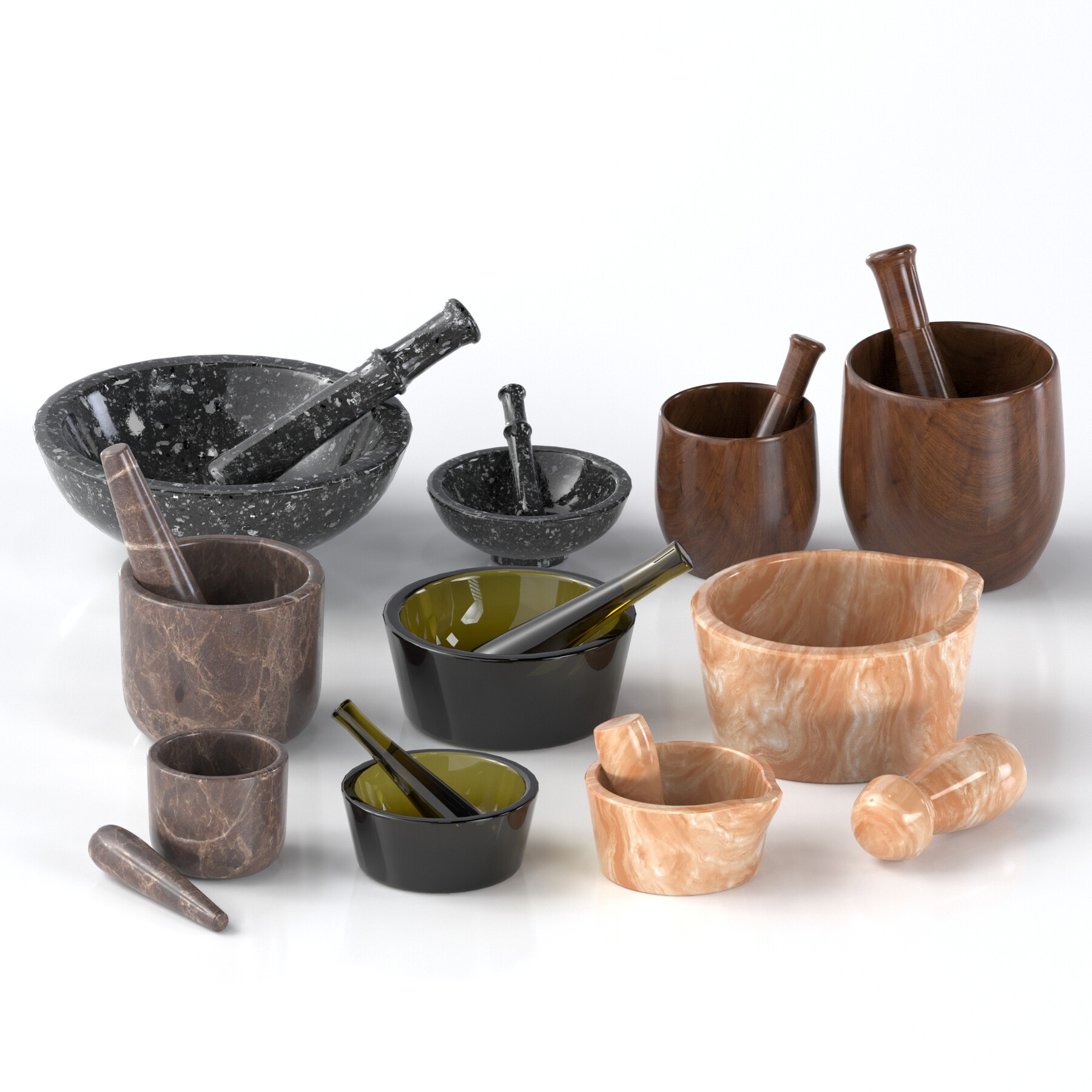 ArtStation - mortar and pestle set | Resources