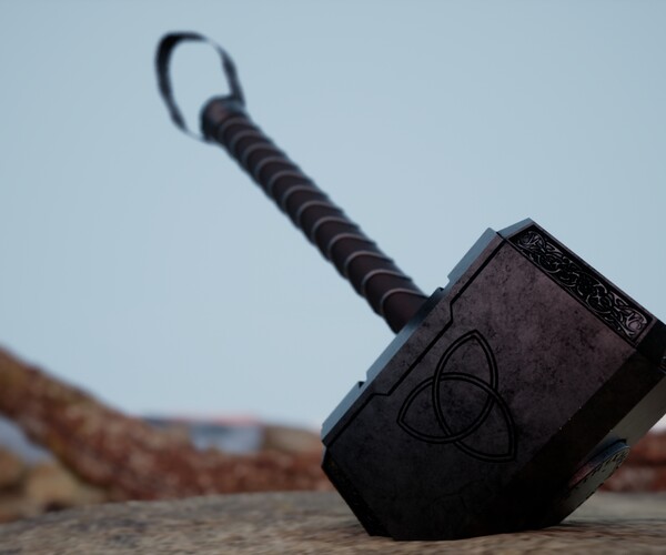 ArtStation - Thor's Mjolnir | Game Assets
