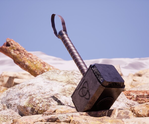 ArtStation - Thor's Mjolnir | Game Assets