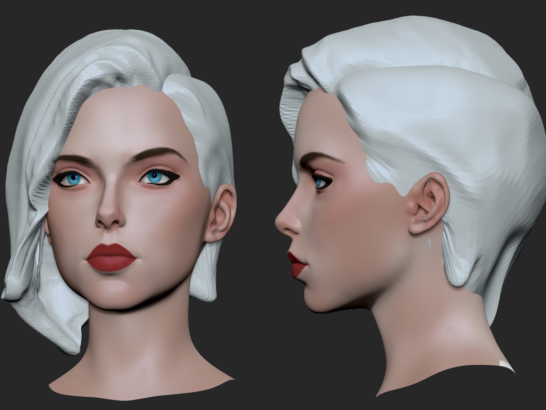 ArtStation - female head2(scrlt) | Resources
