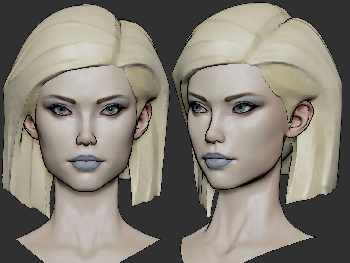 ArtStation - female head4 | Resources