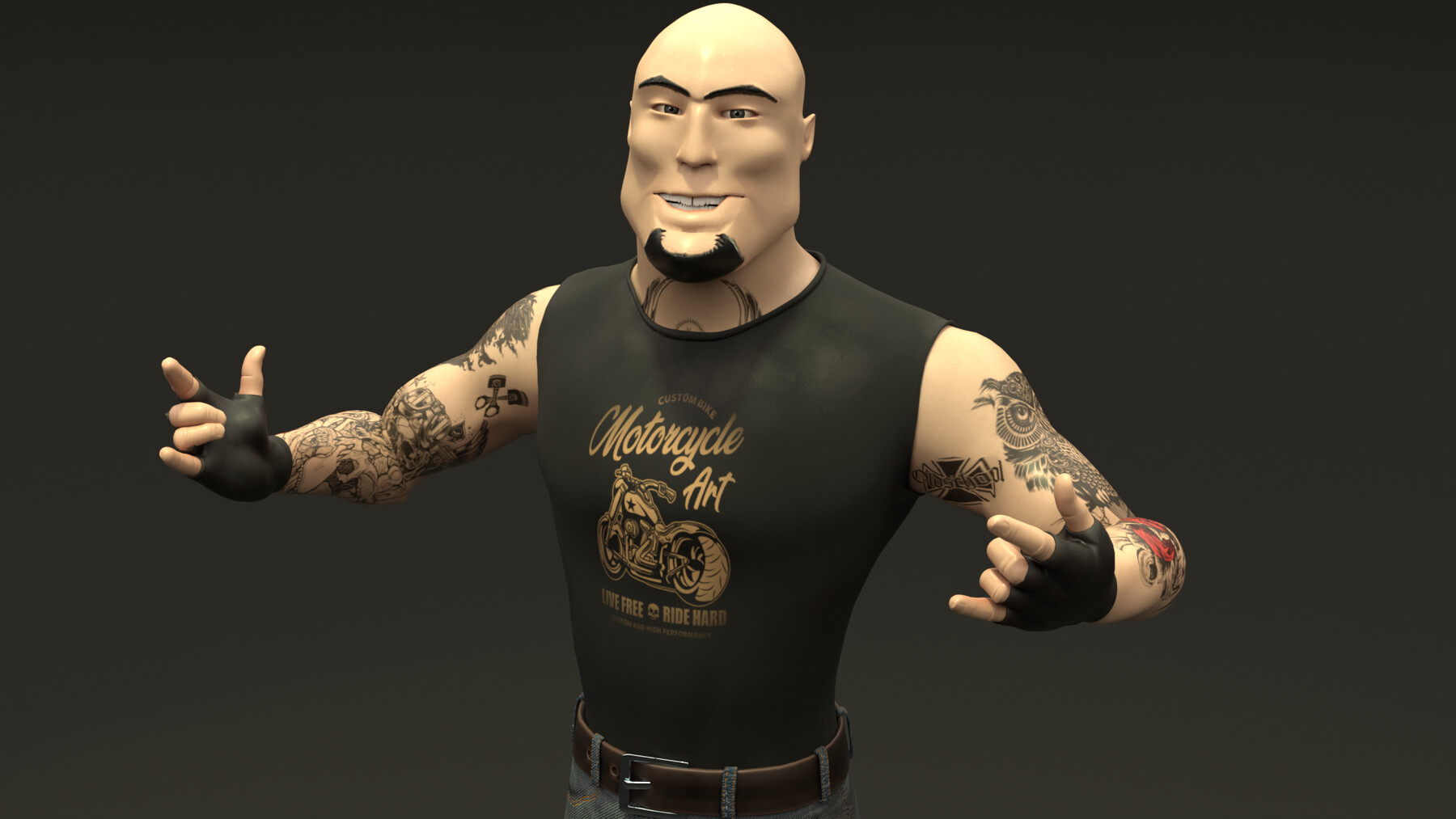 ArtStation - Biker Character | Game Assets