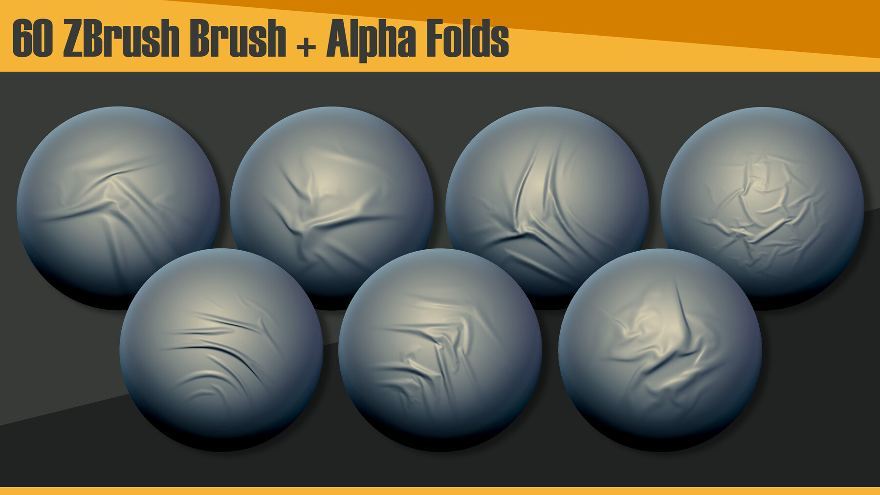 ArtStation - 60 ZBrush Brush + Alpha Folds | Brushes