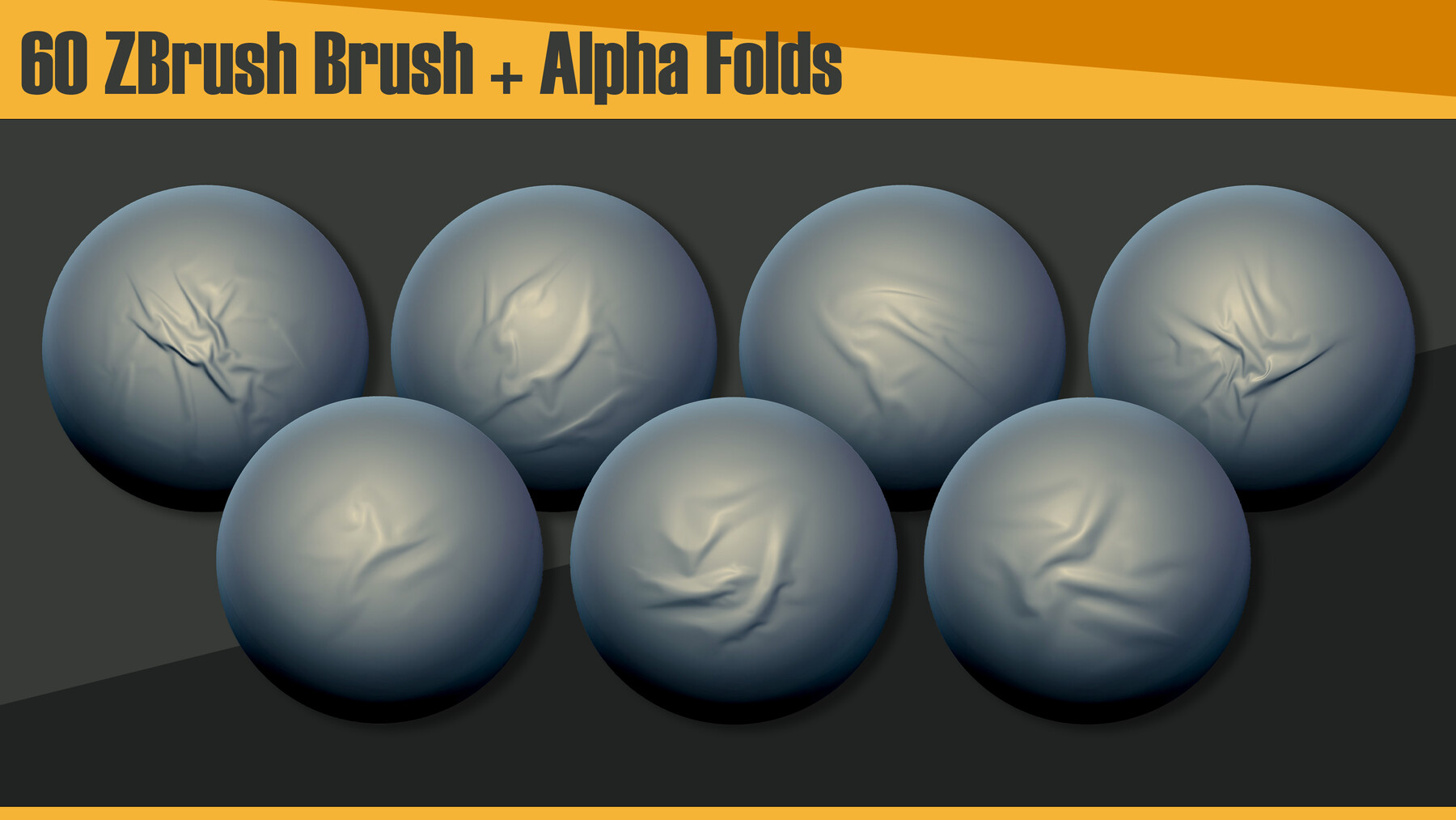 ArtStation - 60 ZBrush Brush + Alpha Folds | Brushes