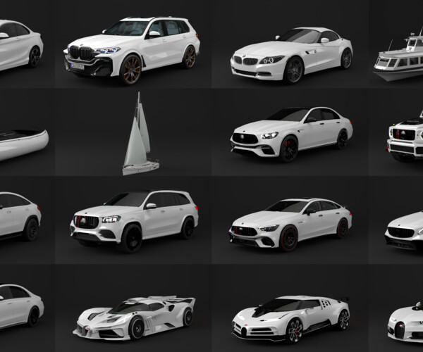 ArtStation - 250+ High Detailed Fully Rigged Transportation Vehicle ...