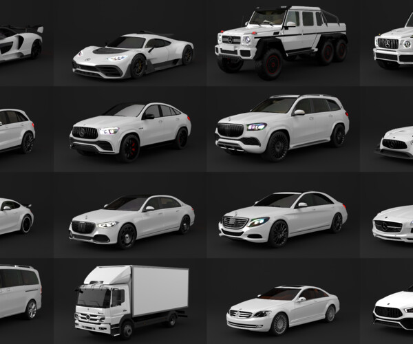 ArtStation - 250+ High Detailed Fully Rigged Transportation Vehicle ...