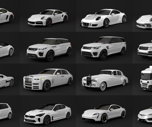 ArtStation - 250+ High Detailed Fully Rigged Transportation Vehicle ...