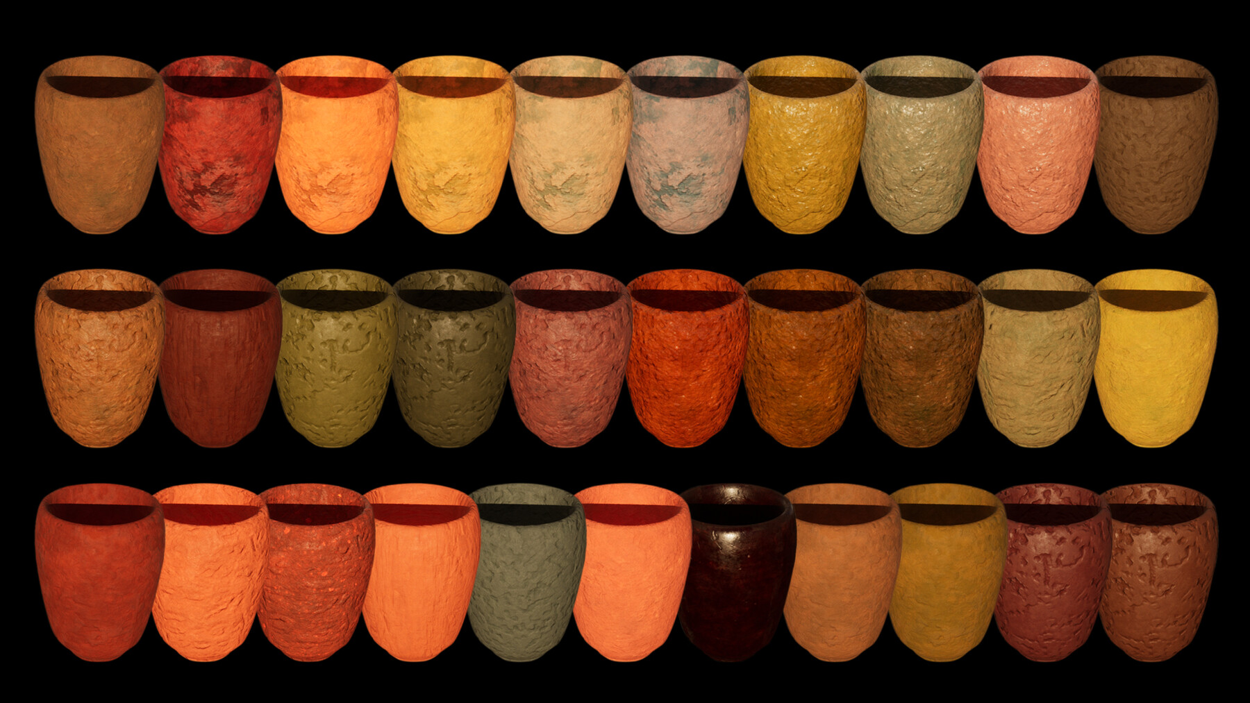 ArtStation - Realistic High Quality Clay Materials Texture Pack / With ...