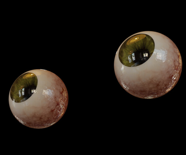 ArtStation - Semi-Realistic Eye Rig (Blender) | Resources