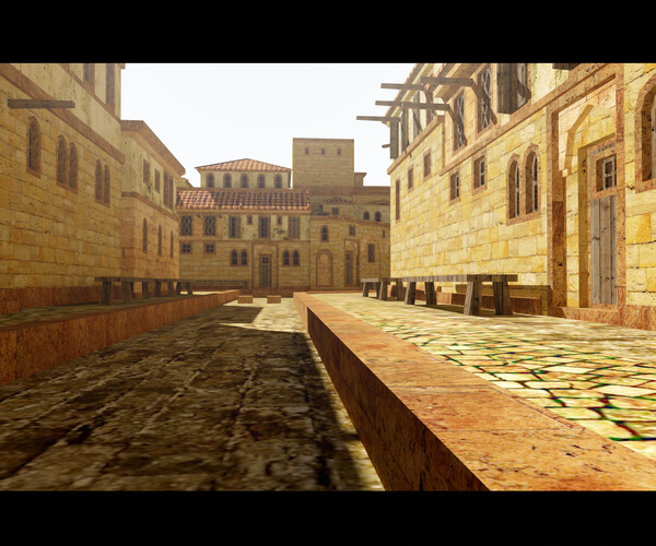 ArtStation - Italian City- 3d Model | Resources