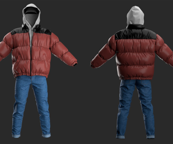 ArtStation - Urban outfit. Marvelous Designer/Clo3d project+OBJ | Resources