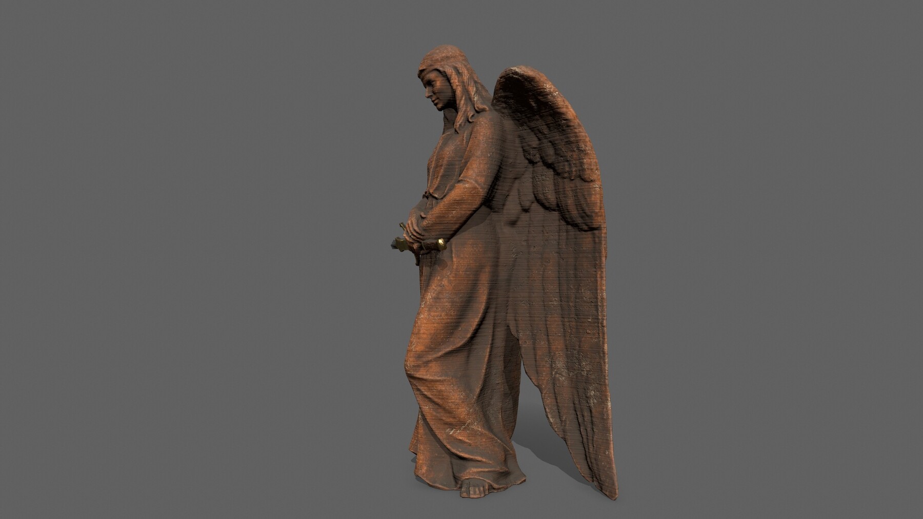ArtStation - Angel Statue | Game Assets