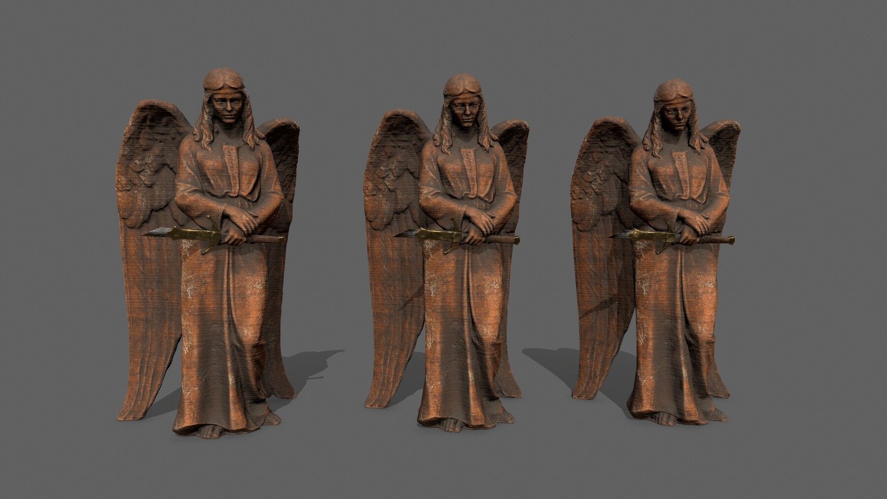 ArtStation - Angel Statue | Game Assets