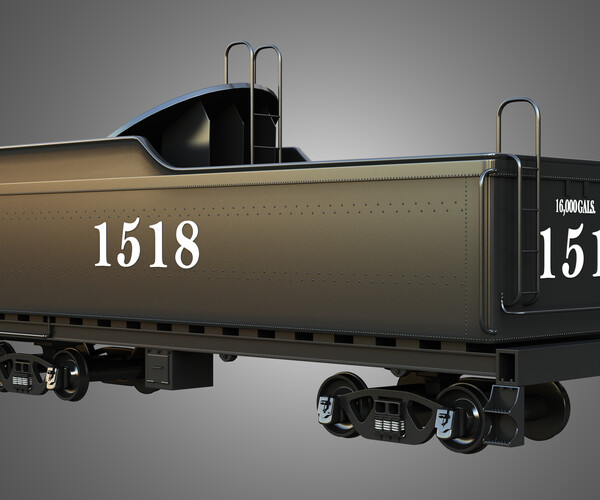 ArtStation - 1518 Locomotive Steam Wagon | Resources