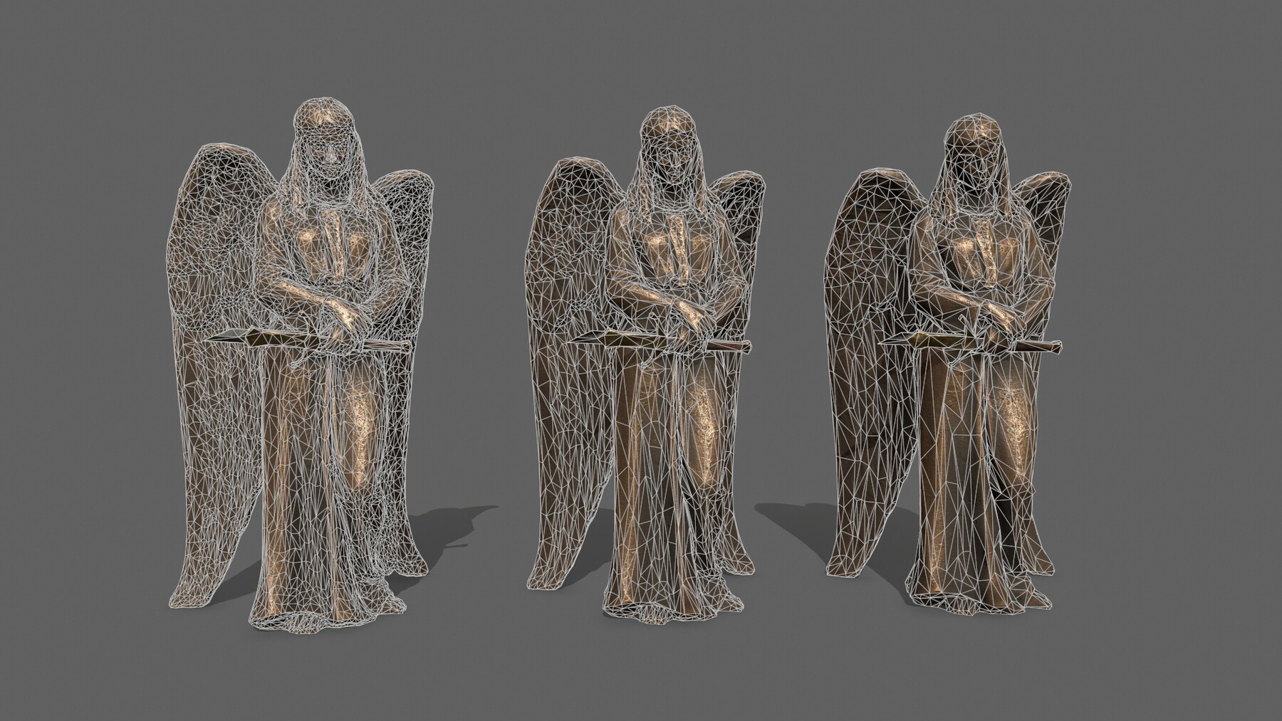 ArtStation - Angel Statue | Game Assets
