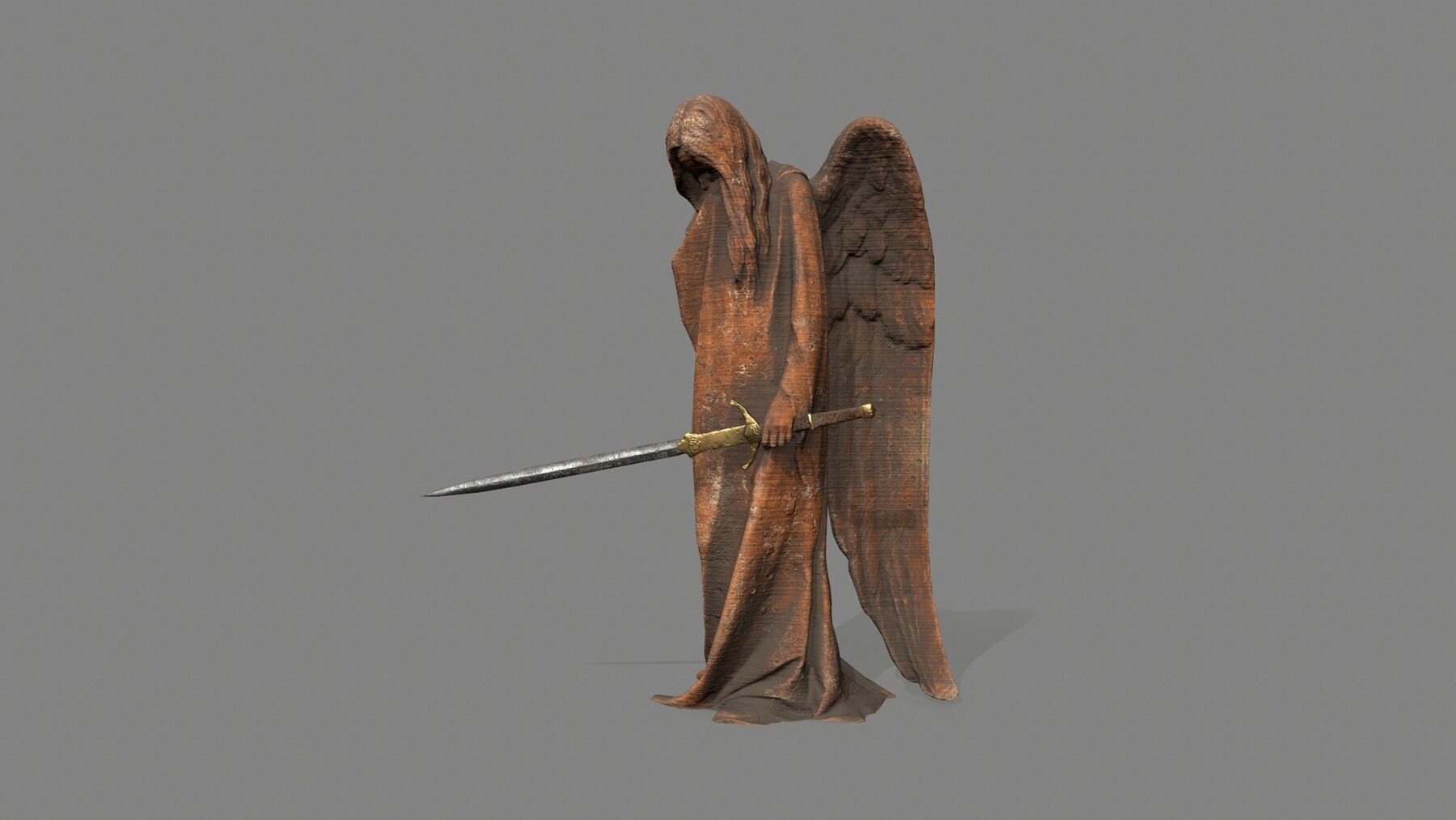 ArtStation - Angel Statue | Game Assets