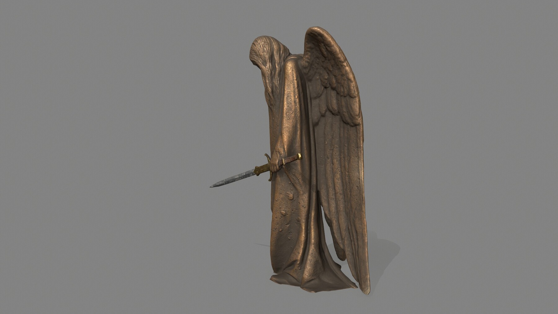 ArtStation - Angel Statue | Game Assets