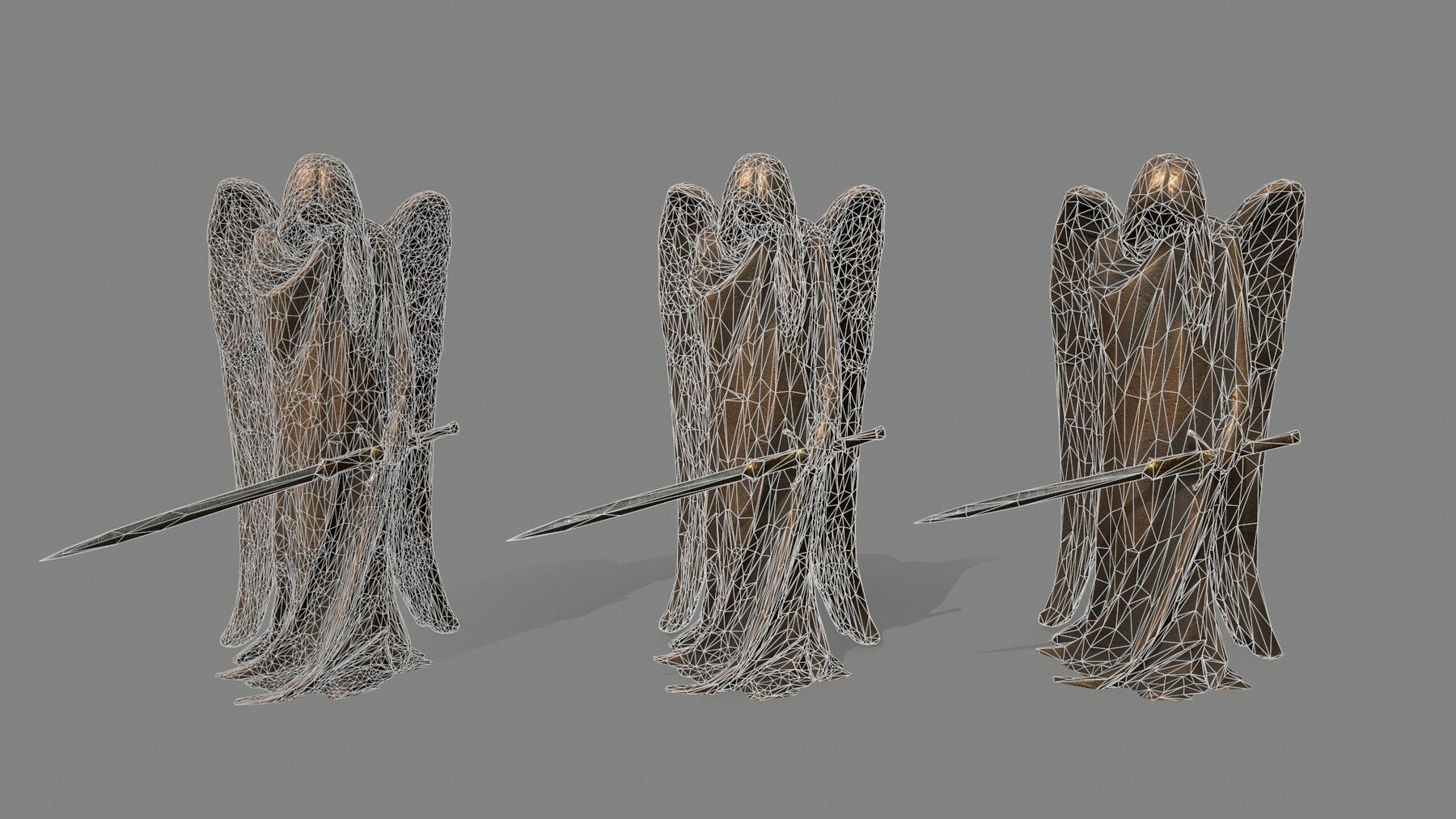 ArtStation - Angel Statue | Game Assets