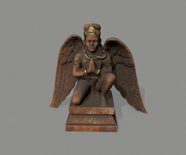 ArtStation - Angel Statue | Game Assets